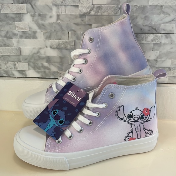 Disney | Shoes | Nwt Ltd Edition Disney Stitch Tiedye Ombr Hightop ...